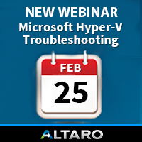 25/02 – Webinar Altaro: Troubleshooting Microsoft Hyper-V – 4 Tales ...